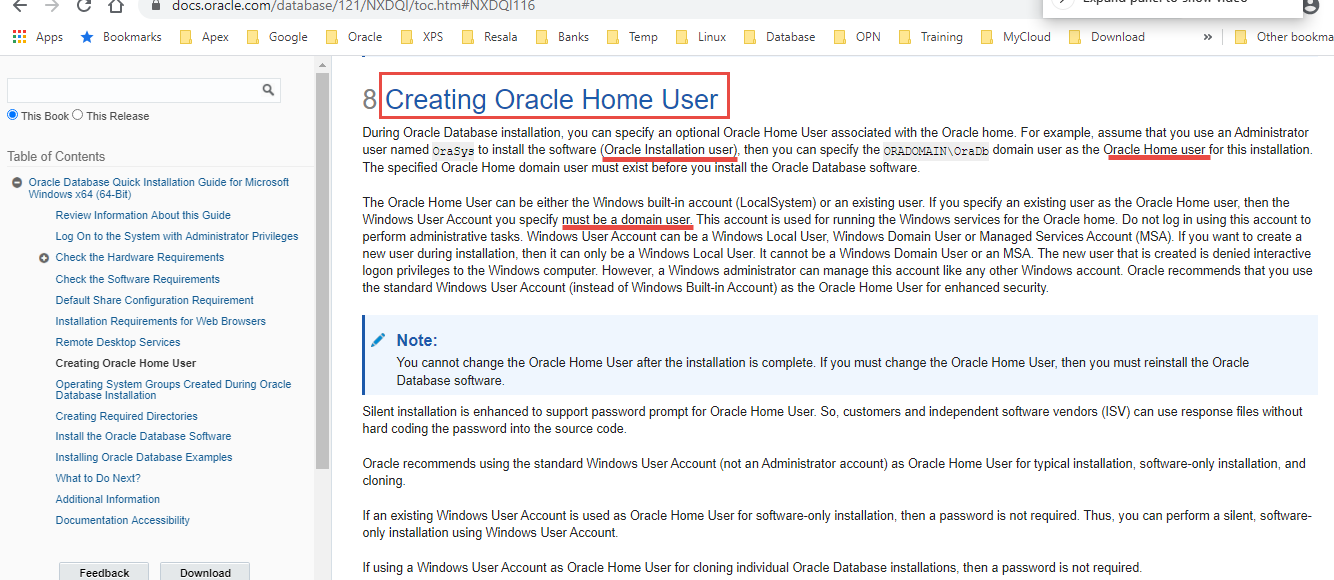 What is Oracle Home User in Oracle Database 12c? – Ahmed AbdelFattah Blog