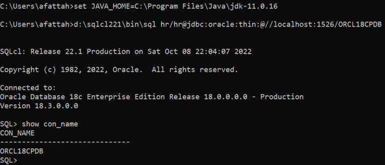 sqlcl java errors under different database homes – Ahmed AbdelFattah Blog