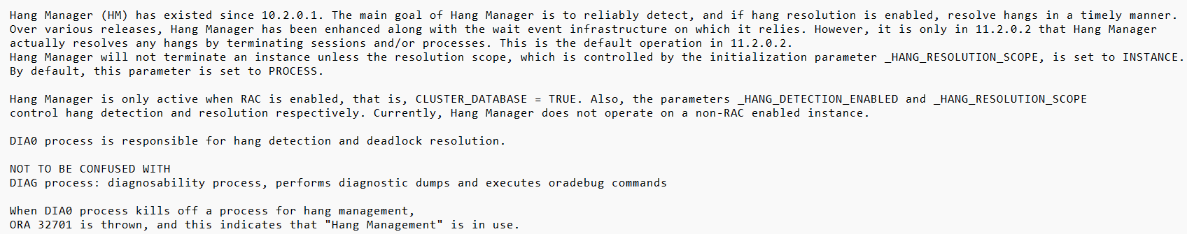 Oracle Database Hang, no one was able to connect – Ahmed AbdelFattah Blog