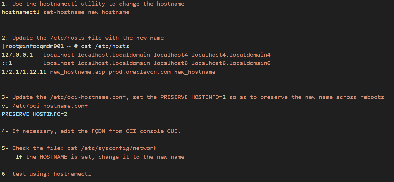 OCI Compute Instance Hostname keeps changing after reboot – Ahmed AbdelFattah Blog